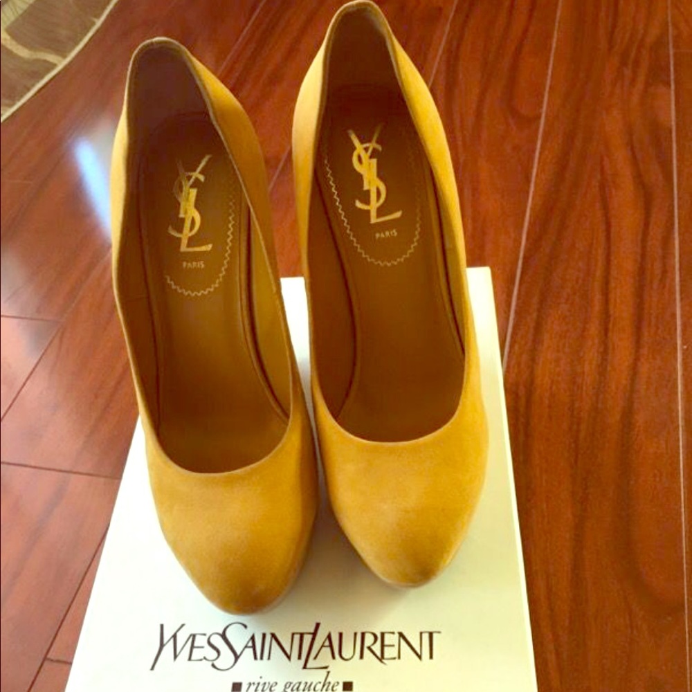 Ysl Maryna Pump Wedge Size 39 - Gem